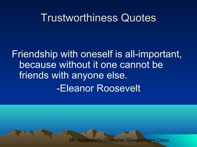 Trustworthiness | PPT