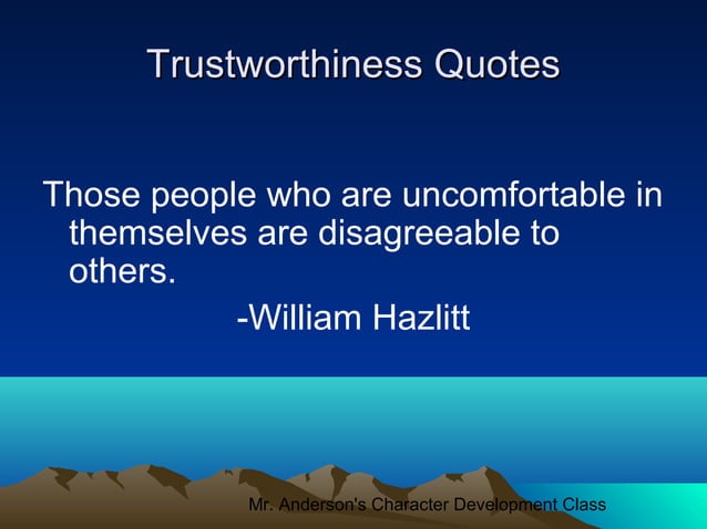Trustworthiness | PPT