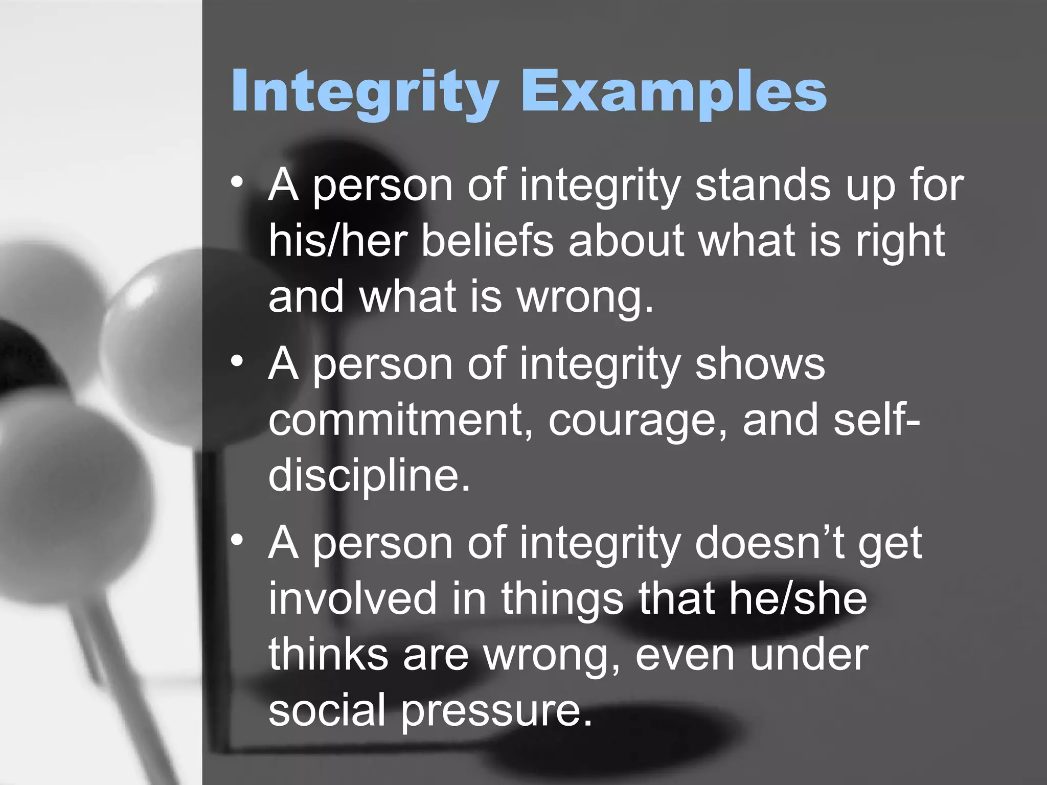 BMS Character Education - Trustworthiness | PPT