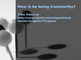 BMS Character Education - Trustworthiness | PPT