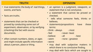 Introduction to Philosophy of Human - TRUTH | PPTX