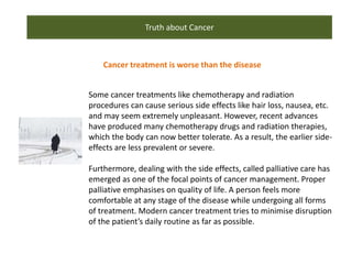Truth about cancer | PPT