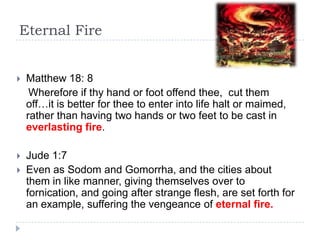 Truth about hell | PPTX