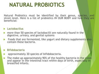 Truth about probiotic drinks | PPTX