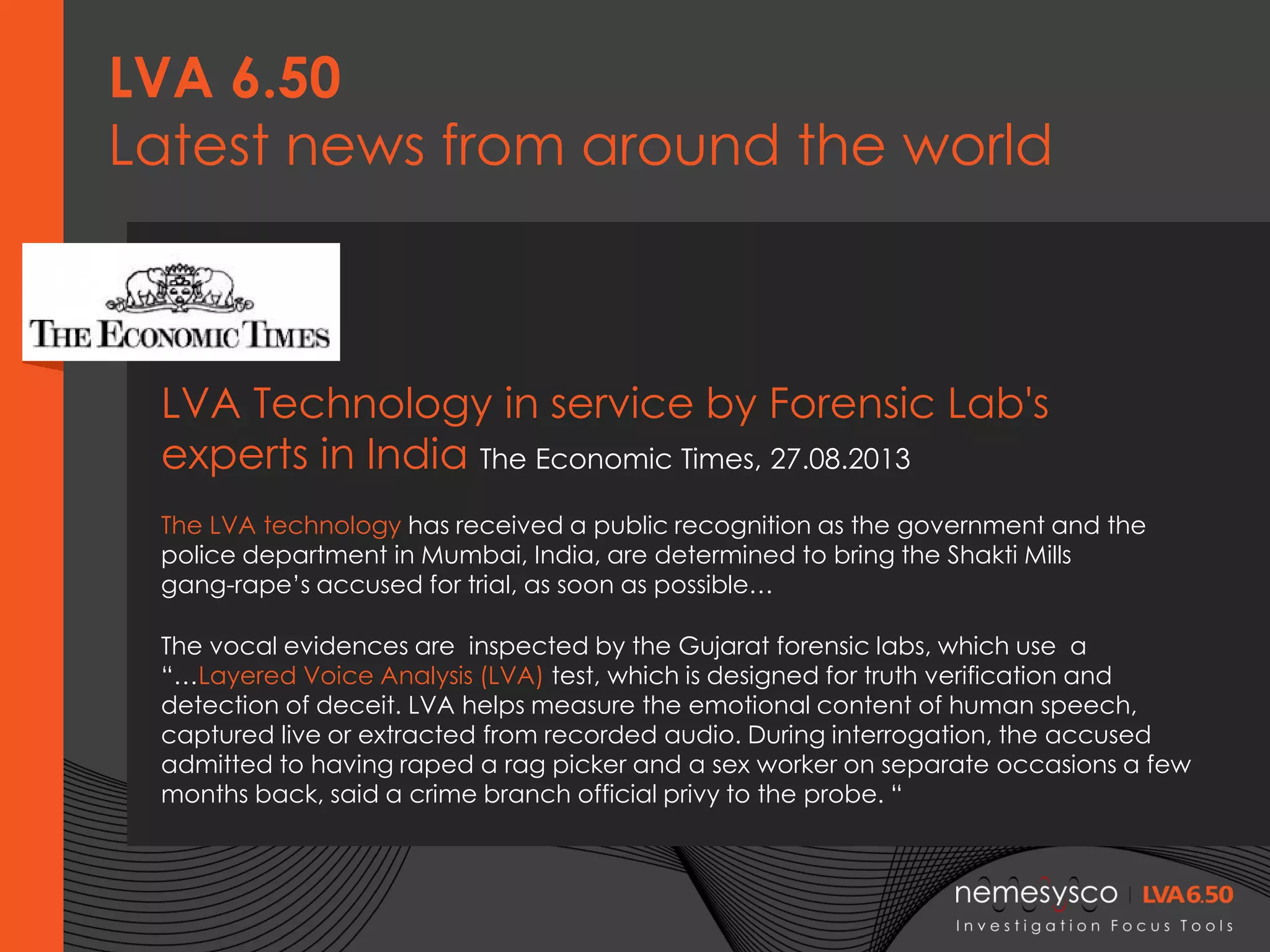 Truth Analysis: LVA 6.50