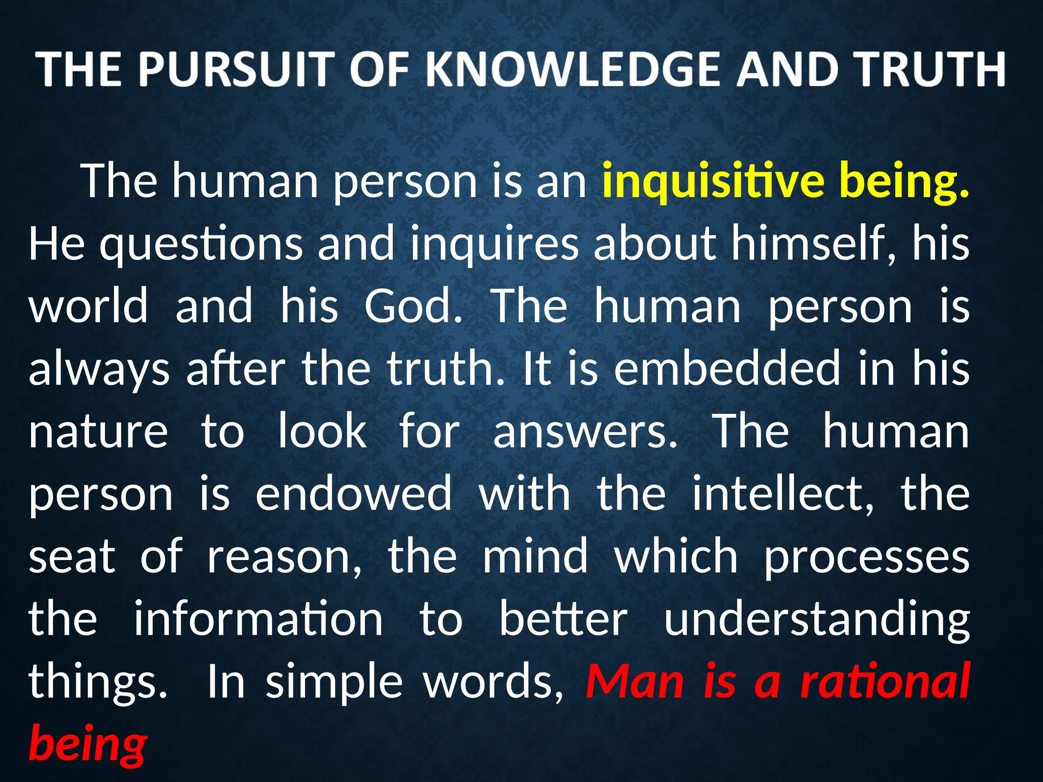philosophy of the human person truthandopinion-week.ppt