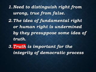 TRUTH AND OPINION-Week 2.ppt