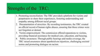 Truth and Reconcilliation commission powerpoint done final presentation ...