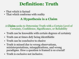 Truth definiton | PPT
