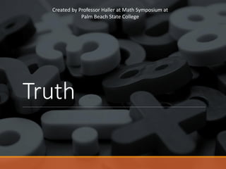 Truth definiton | PPT