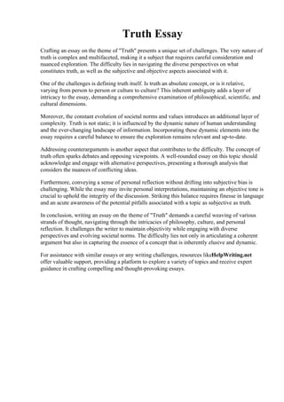 Truth Essay.pdf