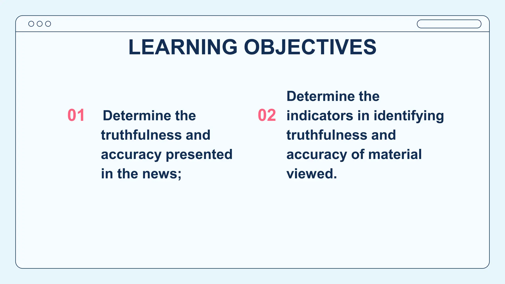 TRUTHFULNESS AND ACCURACY POWERPOINT PRESENTATION | PPTX