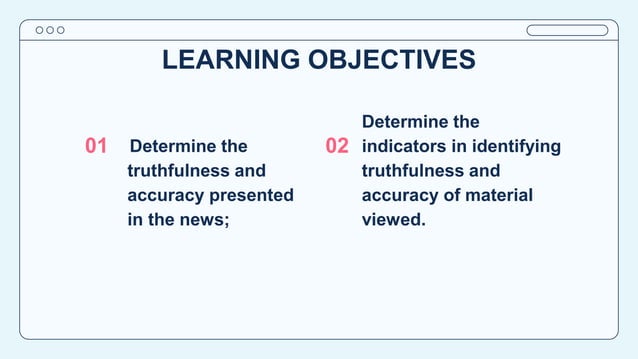 TRUTHFULNESS AND ACCURACY POWERPOINT PRESENTATION | PPTX