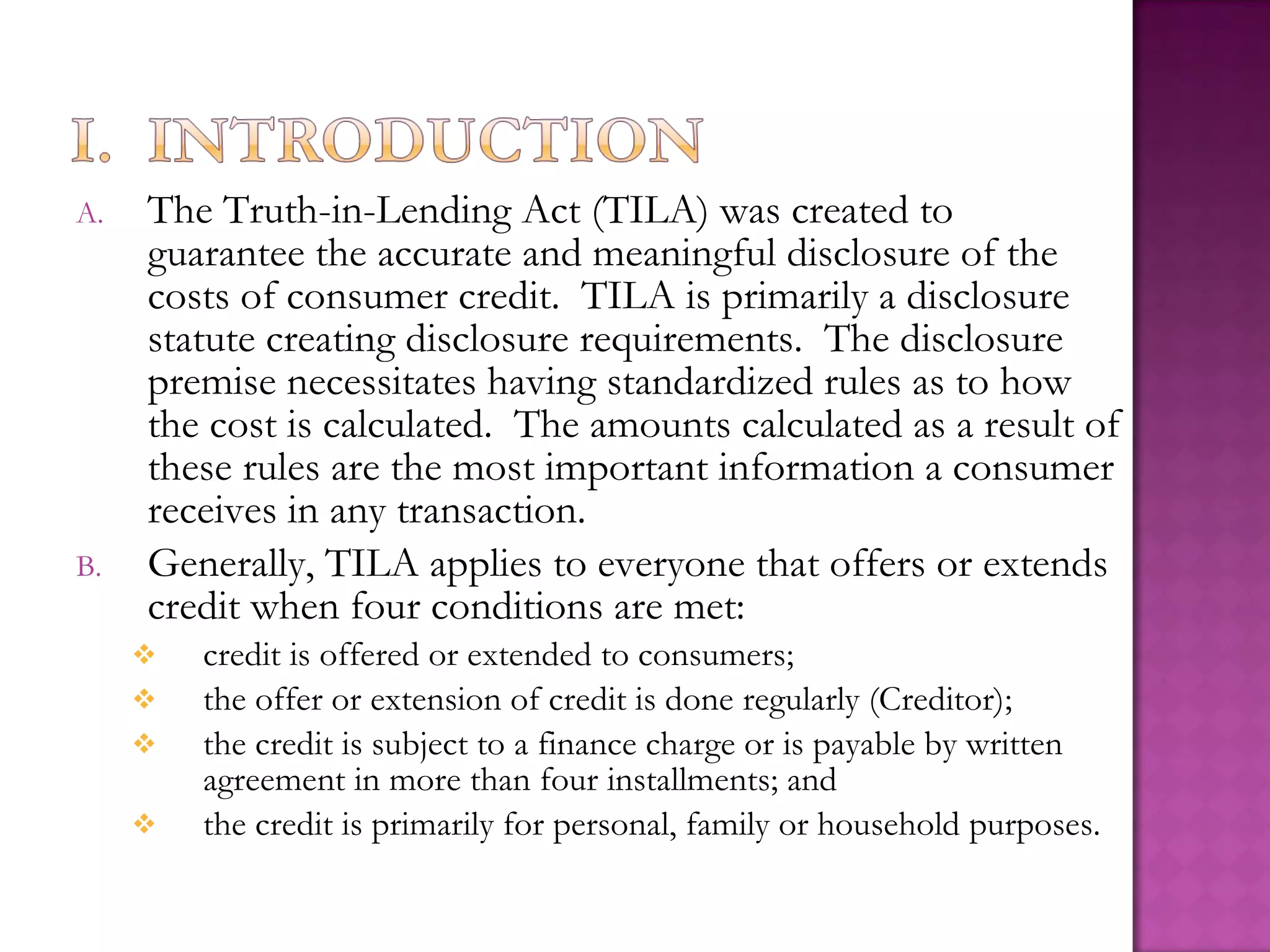 Truth In Lending | PPT