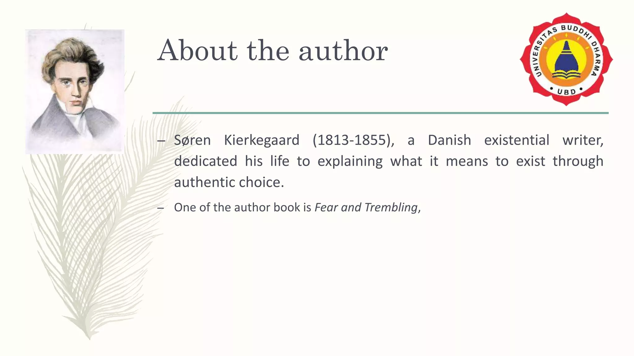 Truth Is Faith By Soren Kierkegaard | PPT