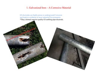 REALITY OF GI PIPE EARTHING | PPTX