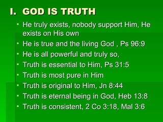 Truth Of God | PPT