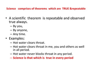 Truth of scientific medicine ppt | PPTX