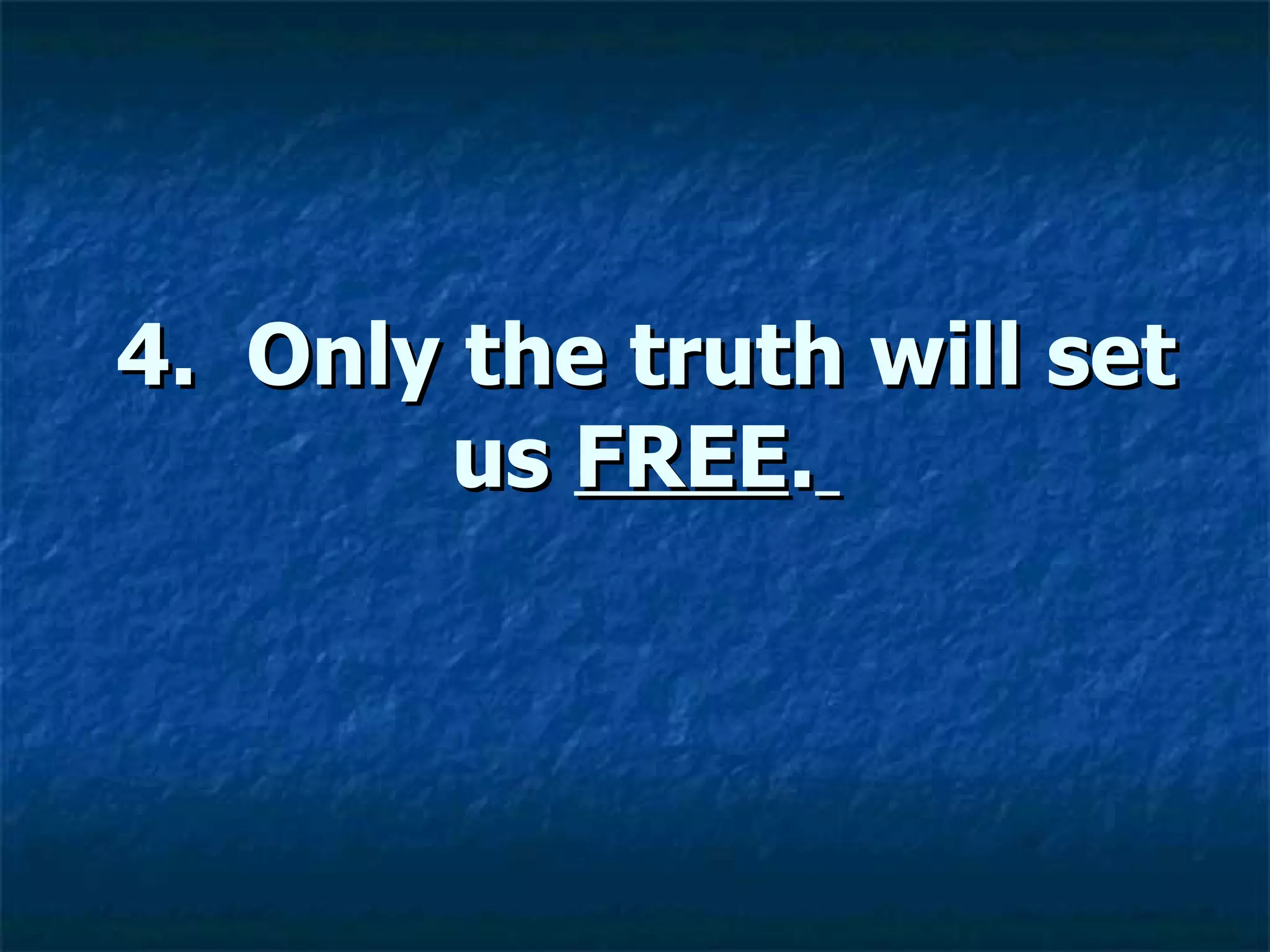 Truth project 1 | PPT