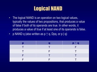 Truth table | PPTX