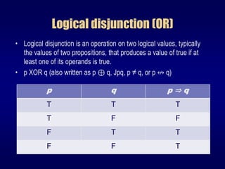 Truth table | PPT