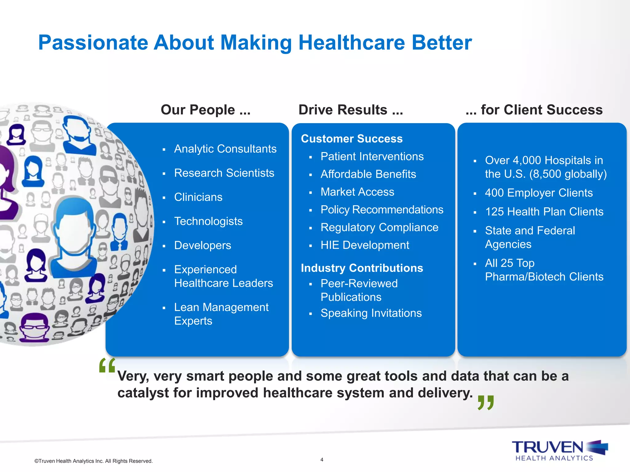 Truven Health Overview | PDF