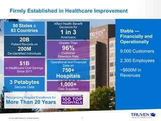 Truven Health Overview | PDF | Healthcare Industry | Industries