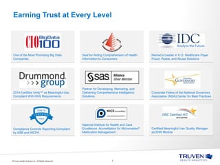 Truven Health Overview | PDF | Healthcare Industry | Industries