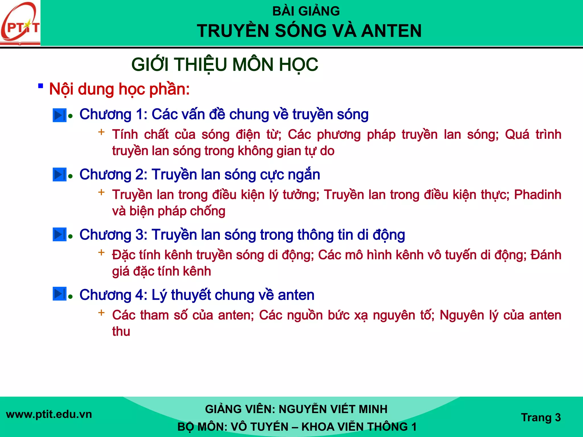Truyen song va anten | PDF