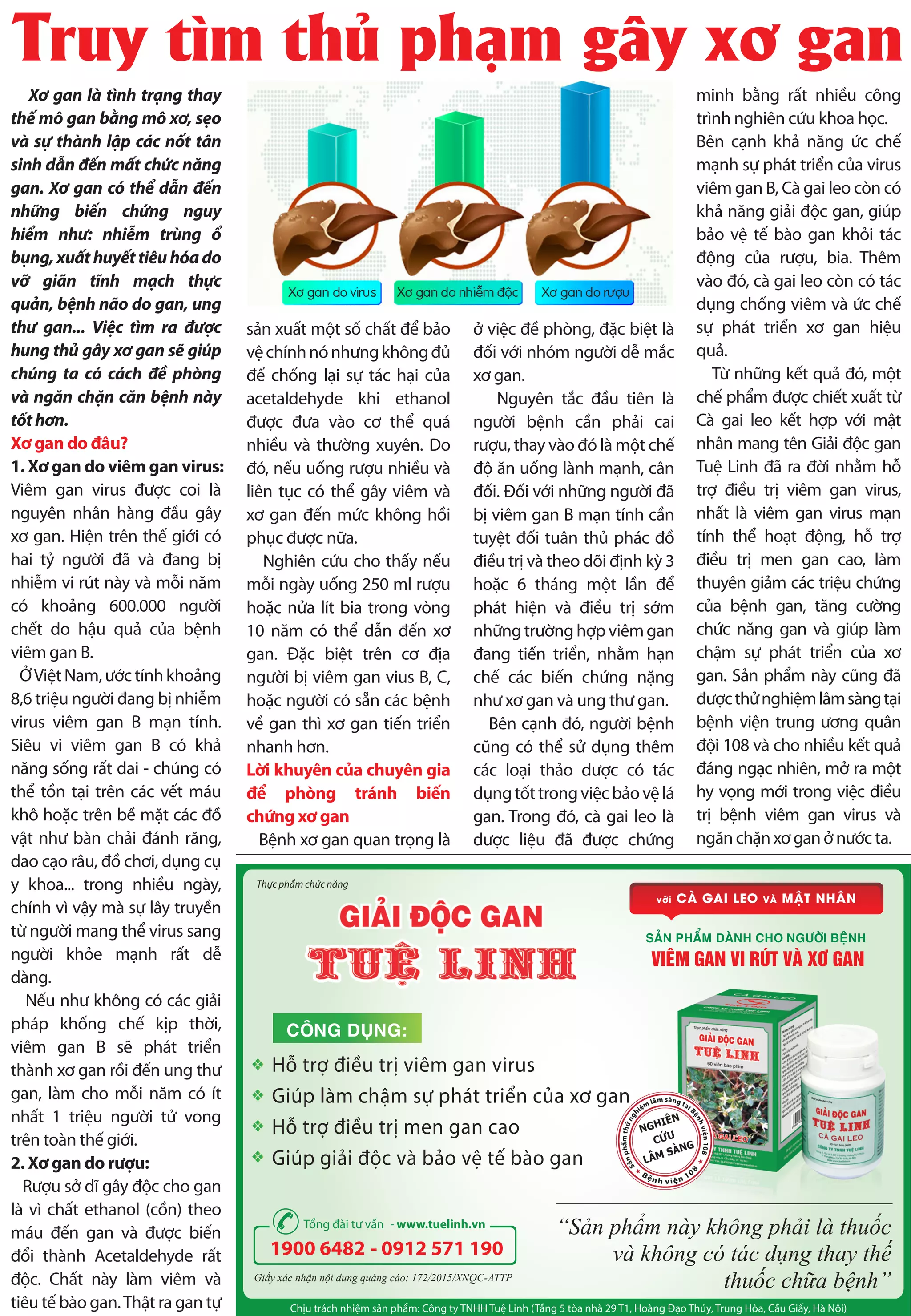 Truy tìm thủ phạm gay xơ gan | PDF