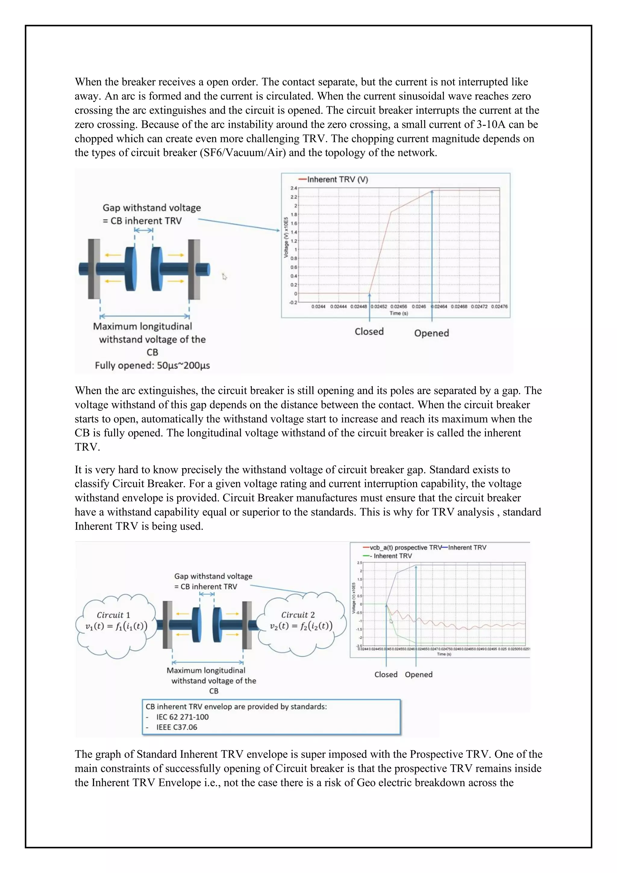 Transient Recovery Voltage Part-1 | PDF