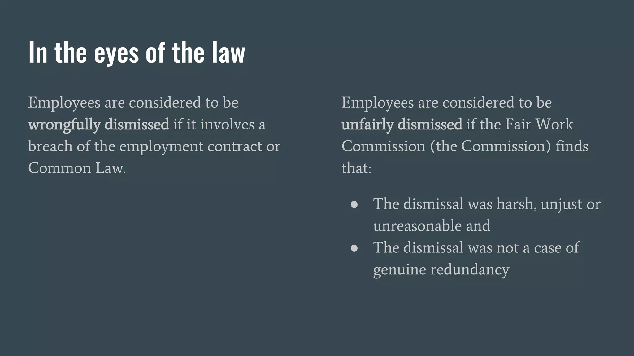 Wrongful vs unfair agreement | PPTX