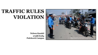 Traffic Rules Violation | PDF
