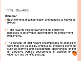Total Rewards and workman compensation | PPT
