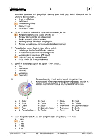 Try out ujian nasional smk teori kejuruan a | PDF