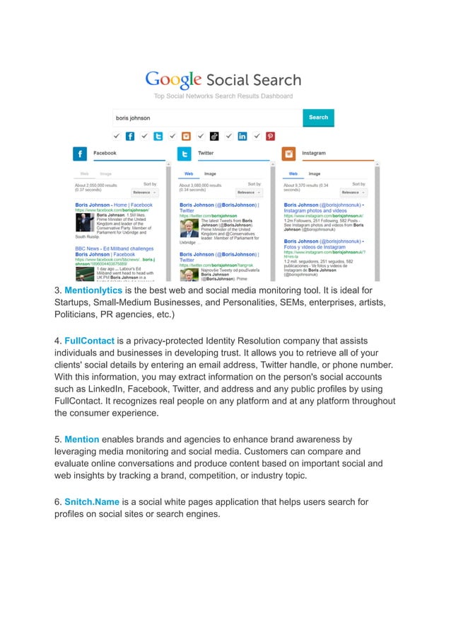 Try 25 best social search engines to get social information in 2022 (1 ...