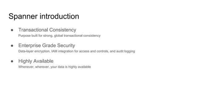 Try Cloud Spanner | PPT