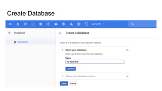 Try Cloud Spanner | PPT