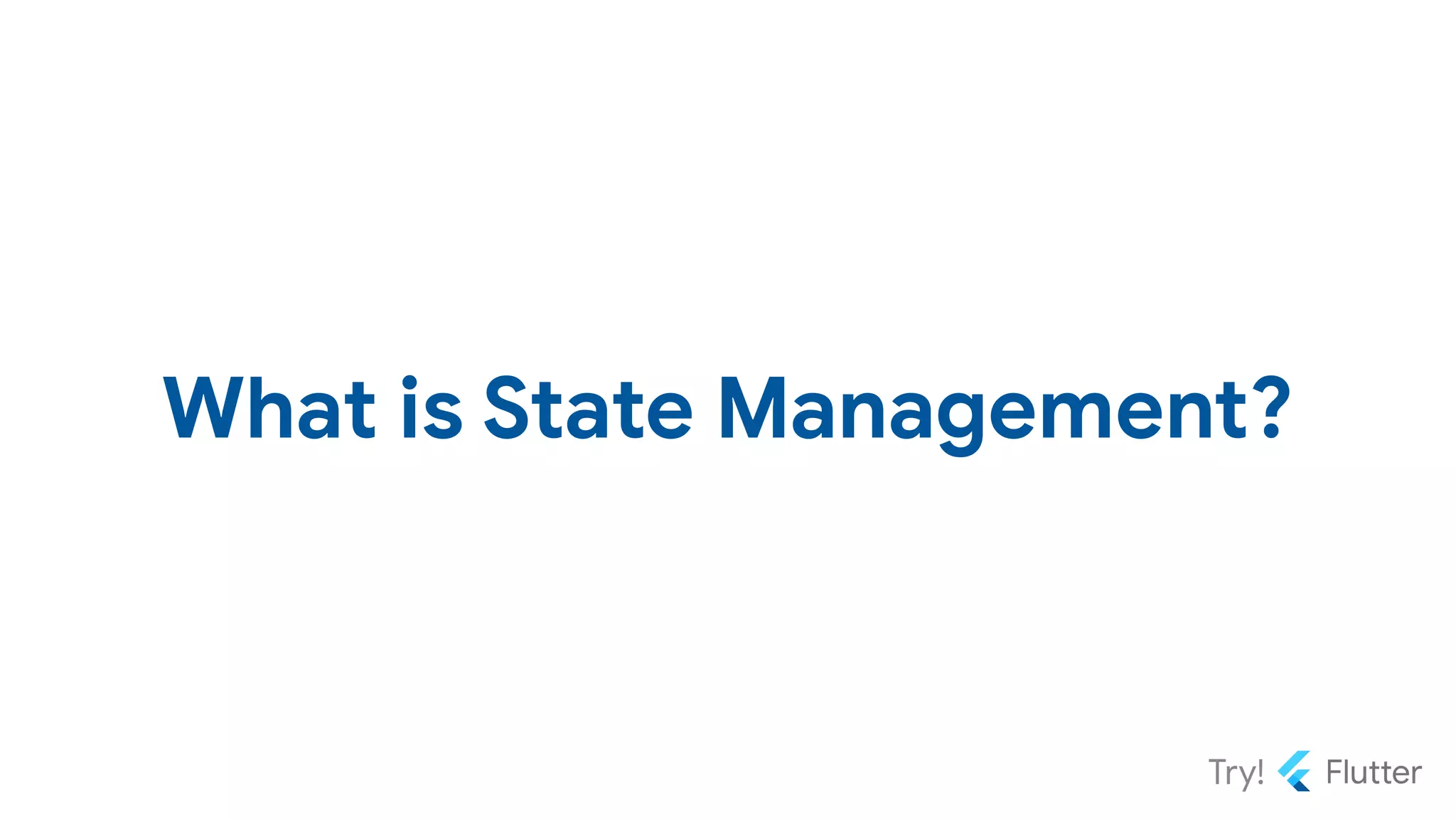 Try flutter - state management | PDF | Computing | Technology & Computing