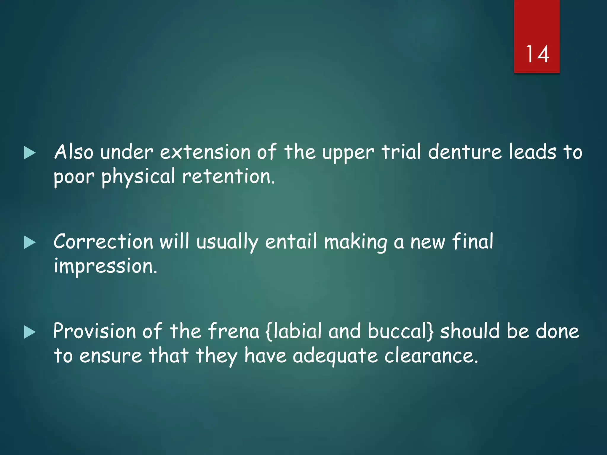 Try in of complete dentures | PPTX