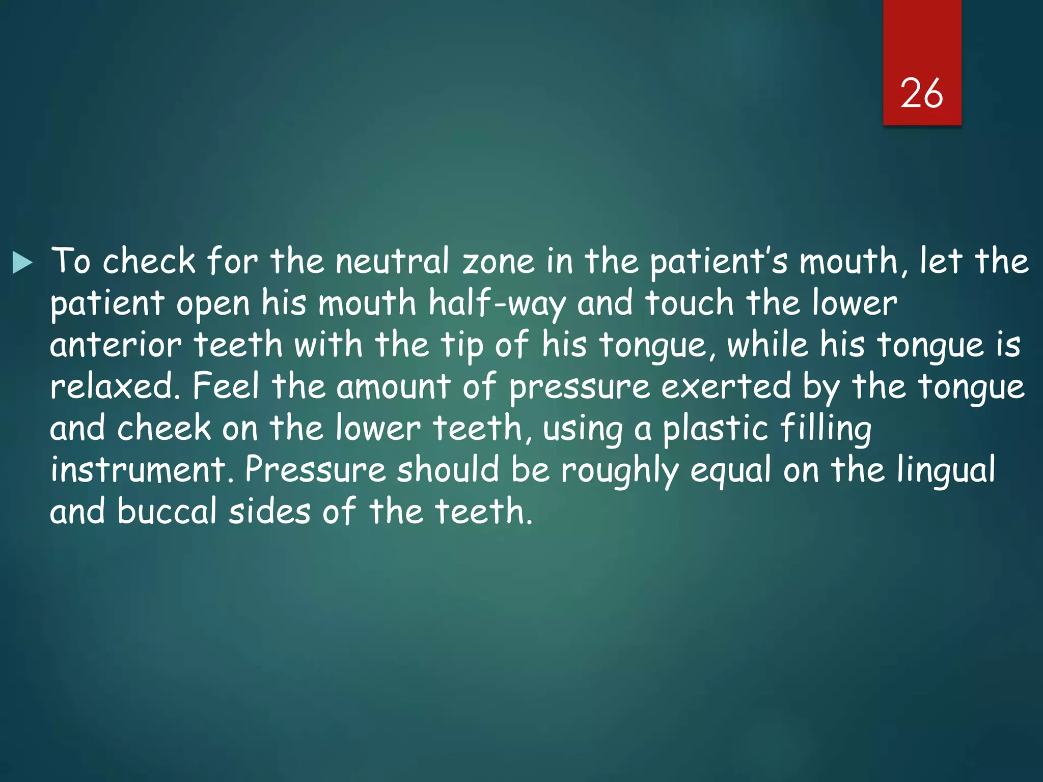 Try in of complete dentures | PPTX