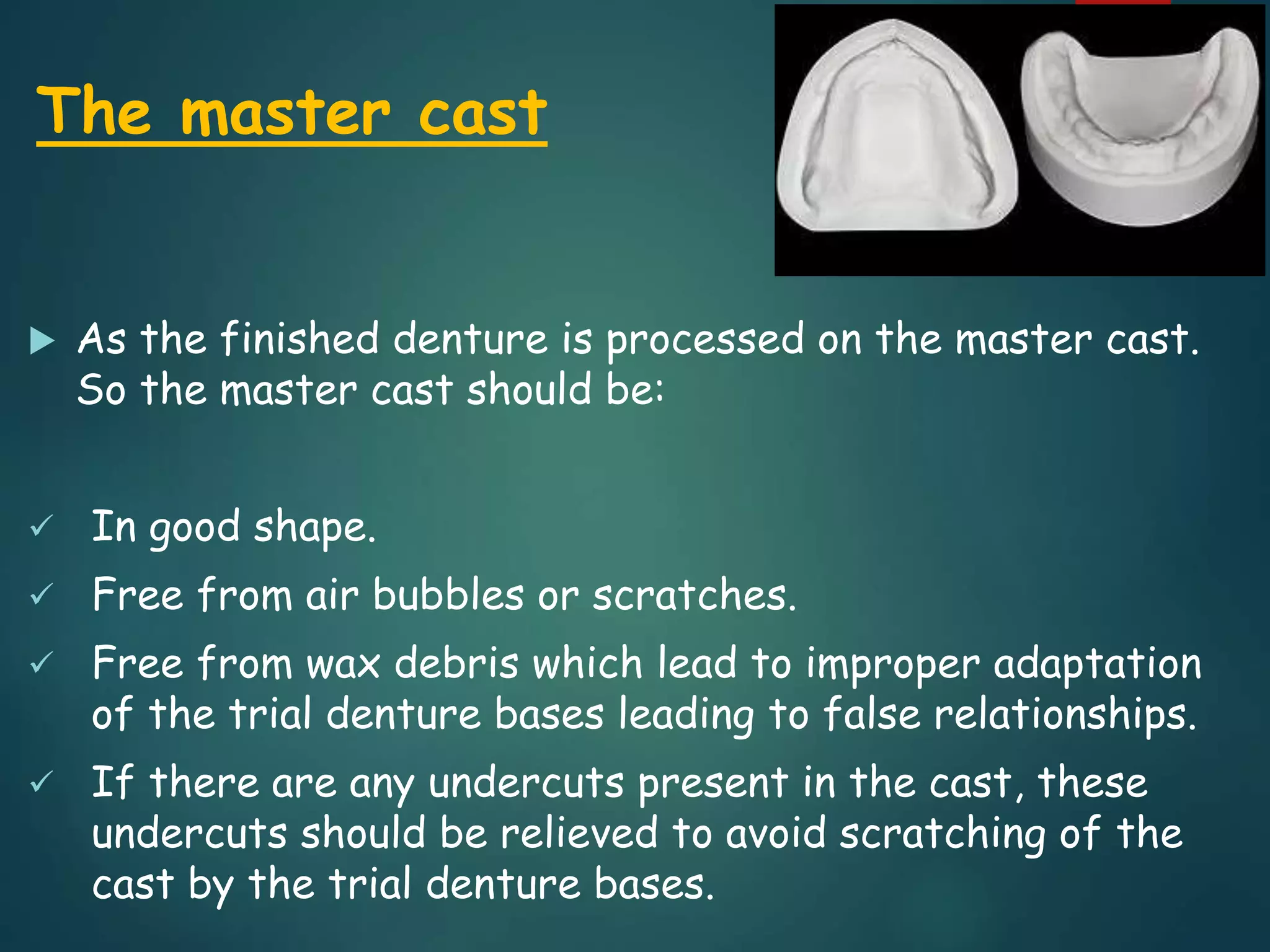 Try in of complete dentures | PPTX