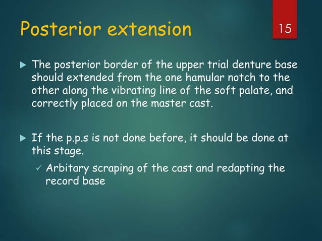 Try in of complete dentures | PPTX