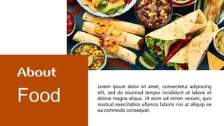 Example of magic design food of presentation | PPTX