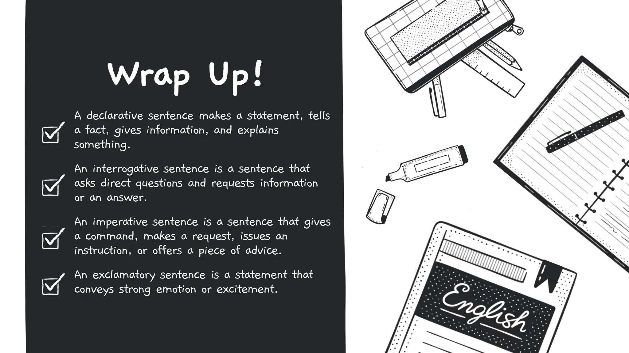 Try Magic Design(Types of Sentences)pptx | PPT