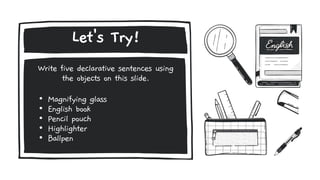 Try Magic Design(Types of Sentences)pptx | PPT