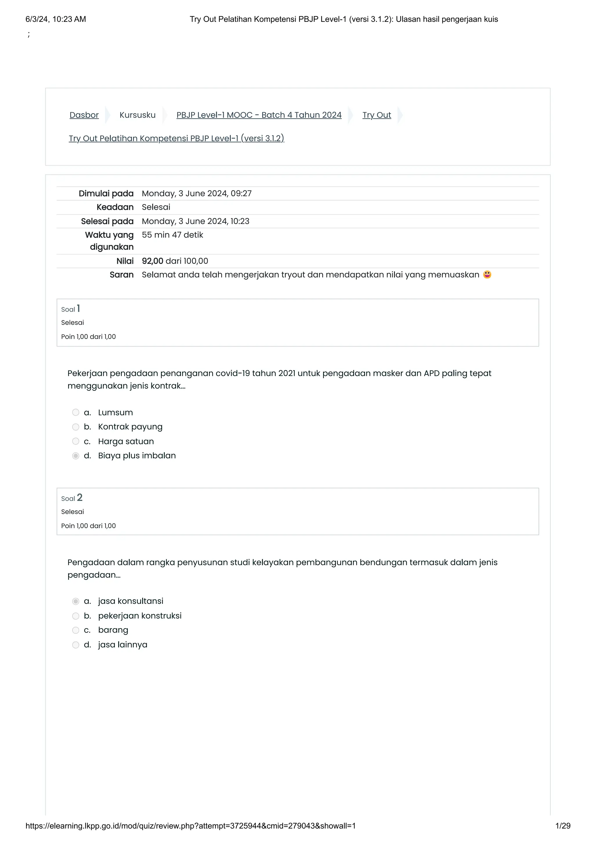 Try Out Pelatihan Kompetensi PBJP Level-1 92.pdf