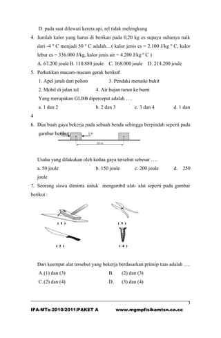 Try out un 1011 paket a FISIIKA IPA MTSN D | DOC