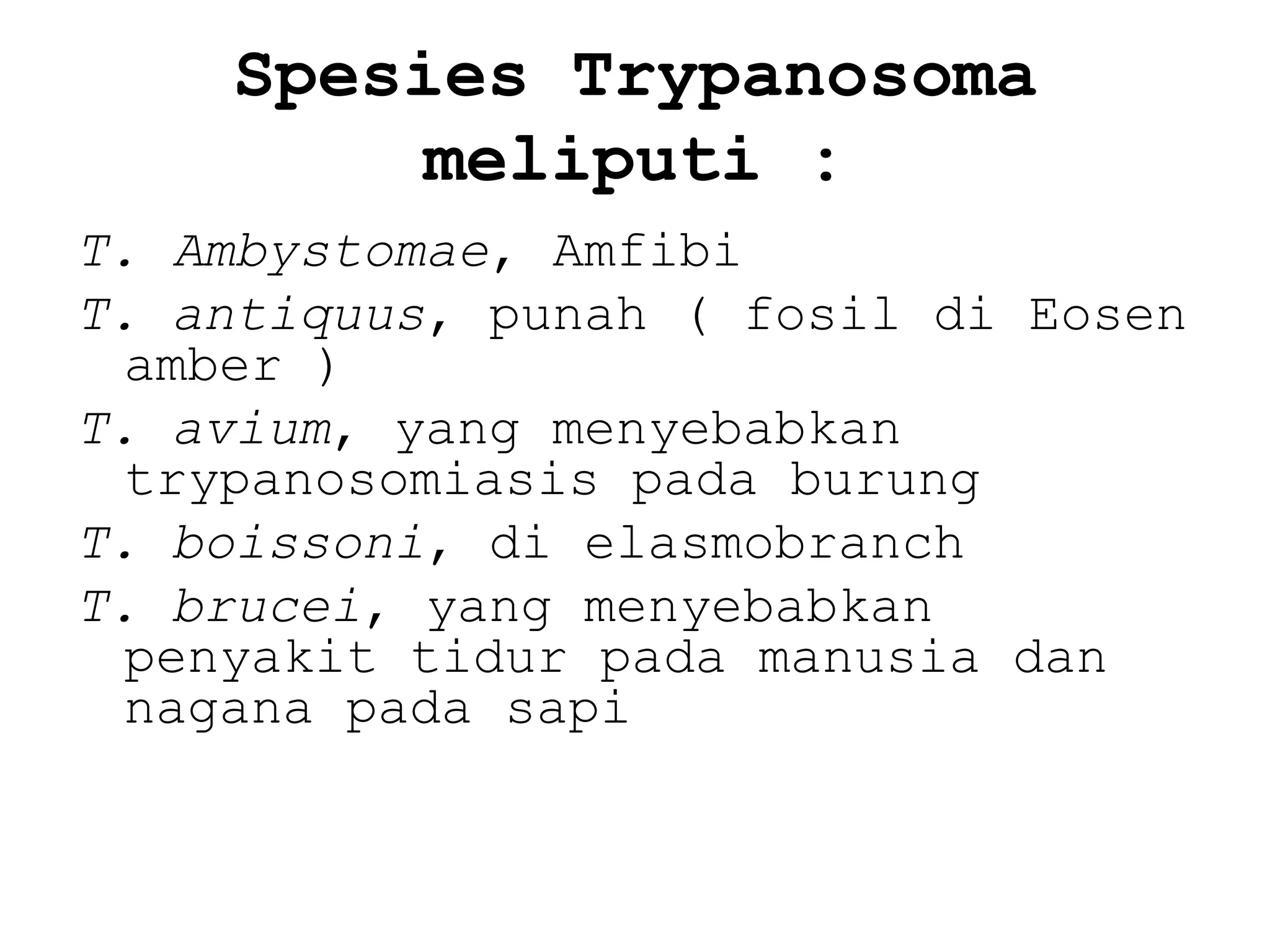Trypanosoma | PPTX