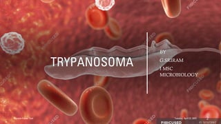 trypanosoma of parasitology for bio science | PDF